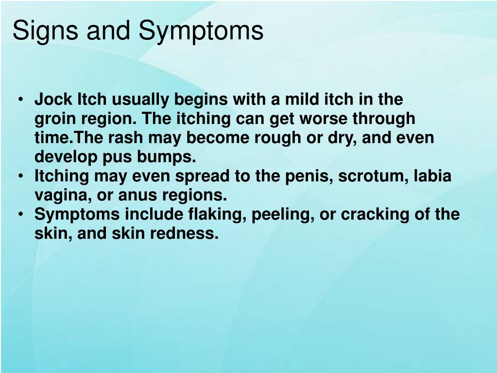 Jock Itch Bumps Scrotum