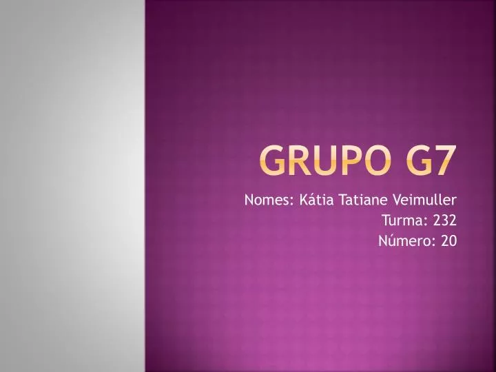 PPT - Grupo G7 PowerPoint Presentation, free download - ID:5553476