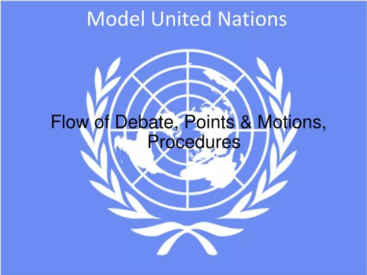 PPT - Model United Nations PowerPoint Presentation, free download - ID ...