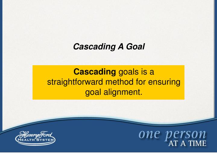 PPT - Goal Setting Tool Kit Linking Individual Performance to ...