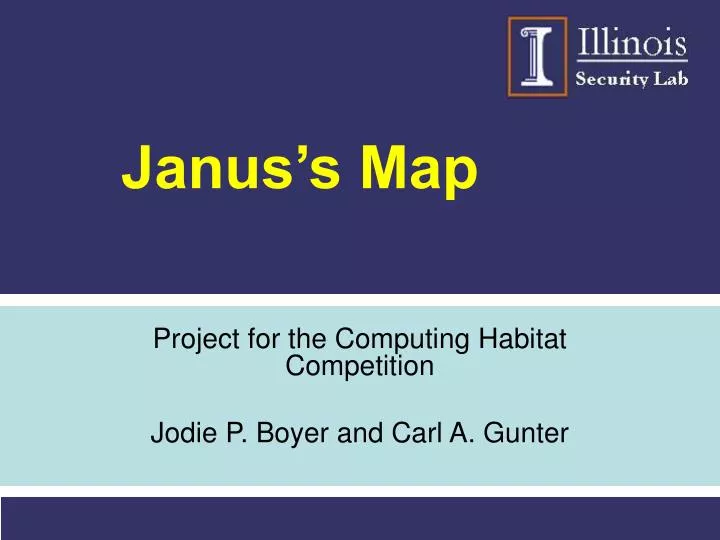 PPT - Janus’s Map PowerPoint Presentation, free download - ID:5554130