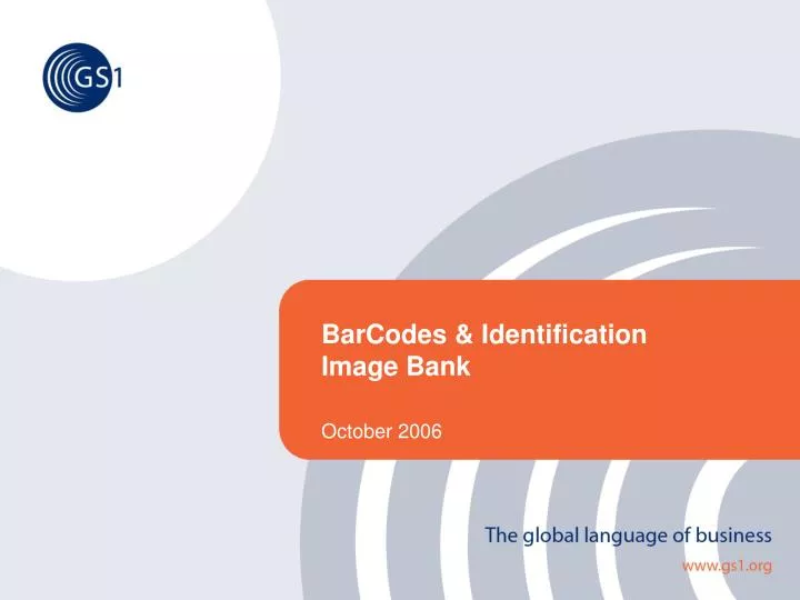 PPT - BarCodes & Identification Image Bank October 2006 PowerPoint ...