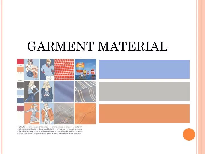 PPT - GARMENT MATERIAL PowerPoint Presentation, free download - ID:5556036