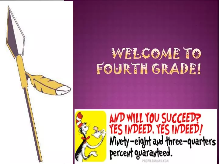 PPT - Welcome to Fourth Grade! PowerPoint Presentation, free download ...