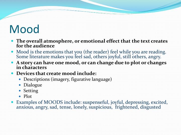 PPT - Tone & Mood PowerPoint Presentation - ID:5557310