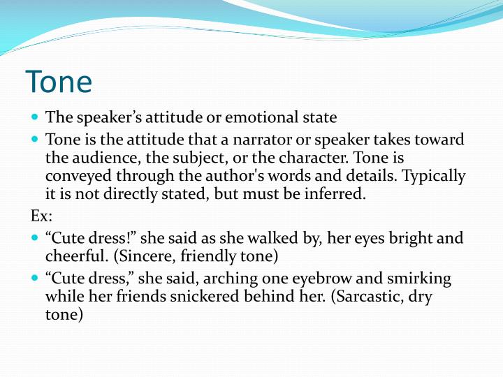 PPT - Tone & Mood PowerPoint Presentation - ID:5557310