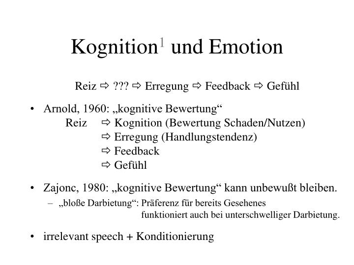 PPT - Wie Emotionen entstehen PowerPoint Presentation - ID:5558077