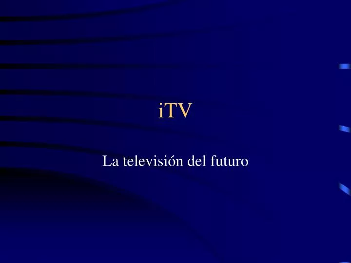 PPT - iTV PowerPoint Presentation, free download - ID:5559006