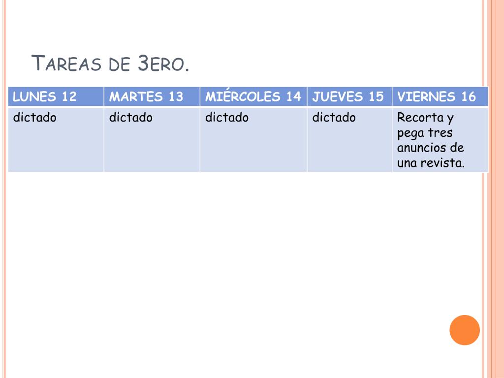 PPT - TAREAS DE ESPAÑOL DE PREESCOLAR SEMANA DEL 19 al 23 de mayo 2014 ...