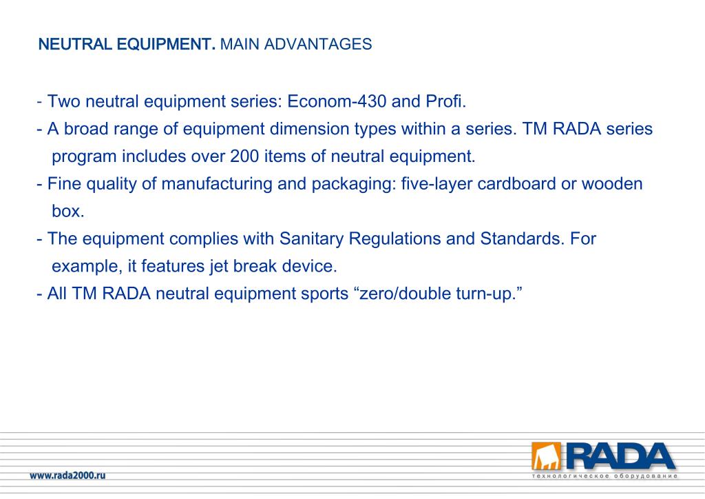 PPT - POLAIR PRESENTS RADA TM NEUTRAL EQUIPMENT PowerPoint Presentation ...
