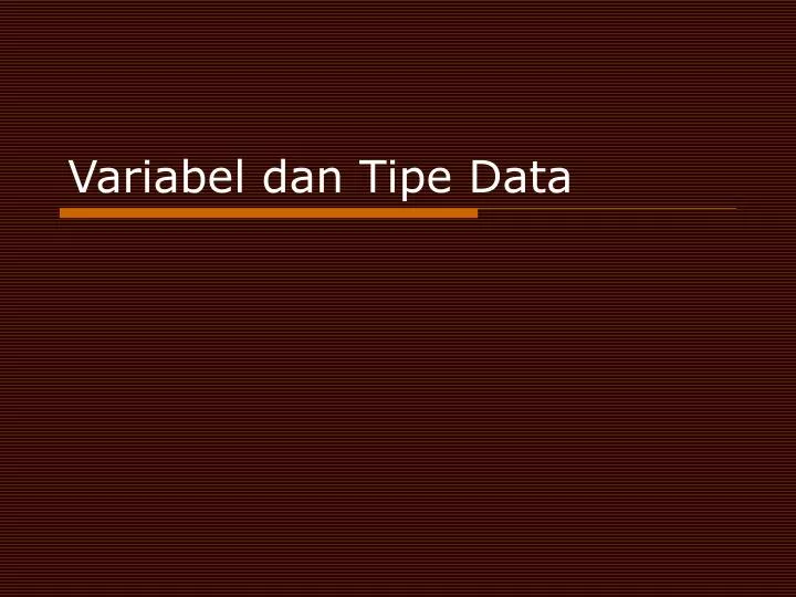 Pengenalan Java Tipe Data Variabel Dan Operator - Riset Pengenalan Java Tipe Data Variabel Dan Operator - Riset