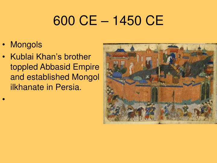 PPT - The Middle East during the Early Modern Era 1450-1750 PowerPoint ...