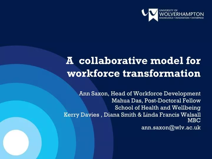 PPT - A collaborative model for workforce transformation PowerPoint ...