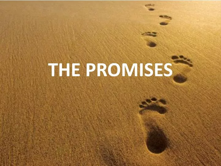 PPT - THE PROMISES PowerPoint Presentation, free download - ID:5560849