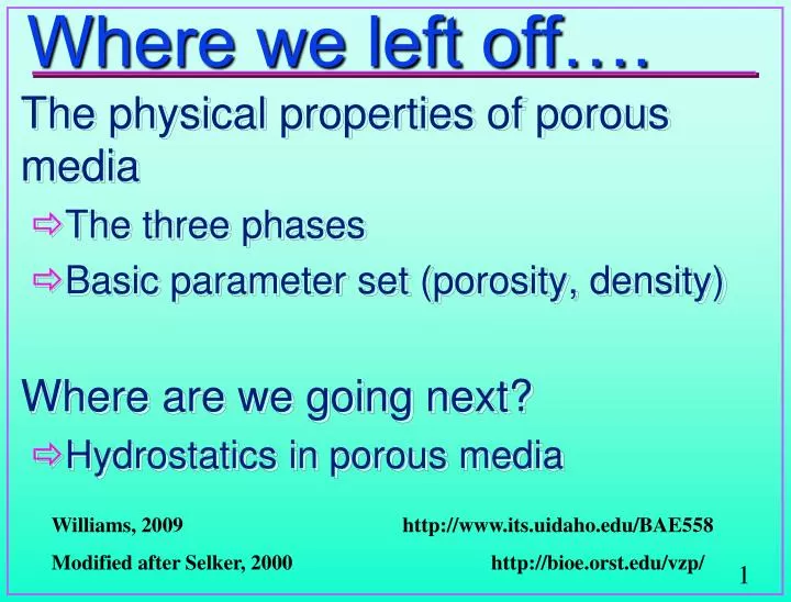 PPT - Where we left off…. PowerPoint Presentation, free download - ID ...
