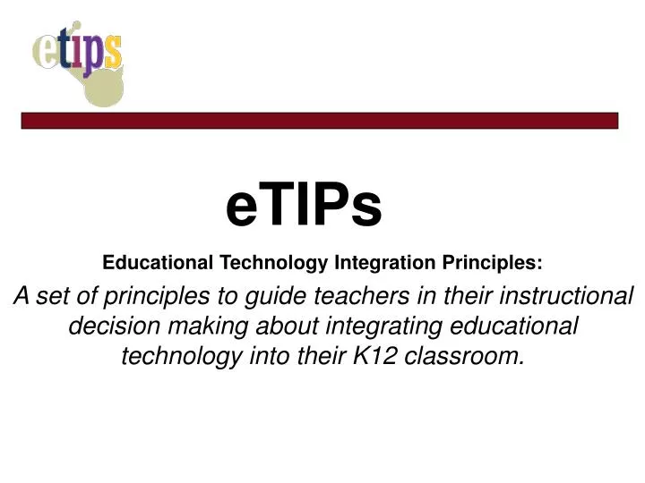 PPT - eTIPs PowerPoint Presentation, free download - ID:5562626
