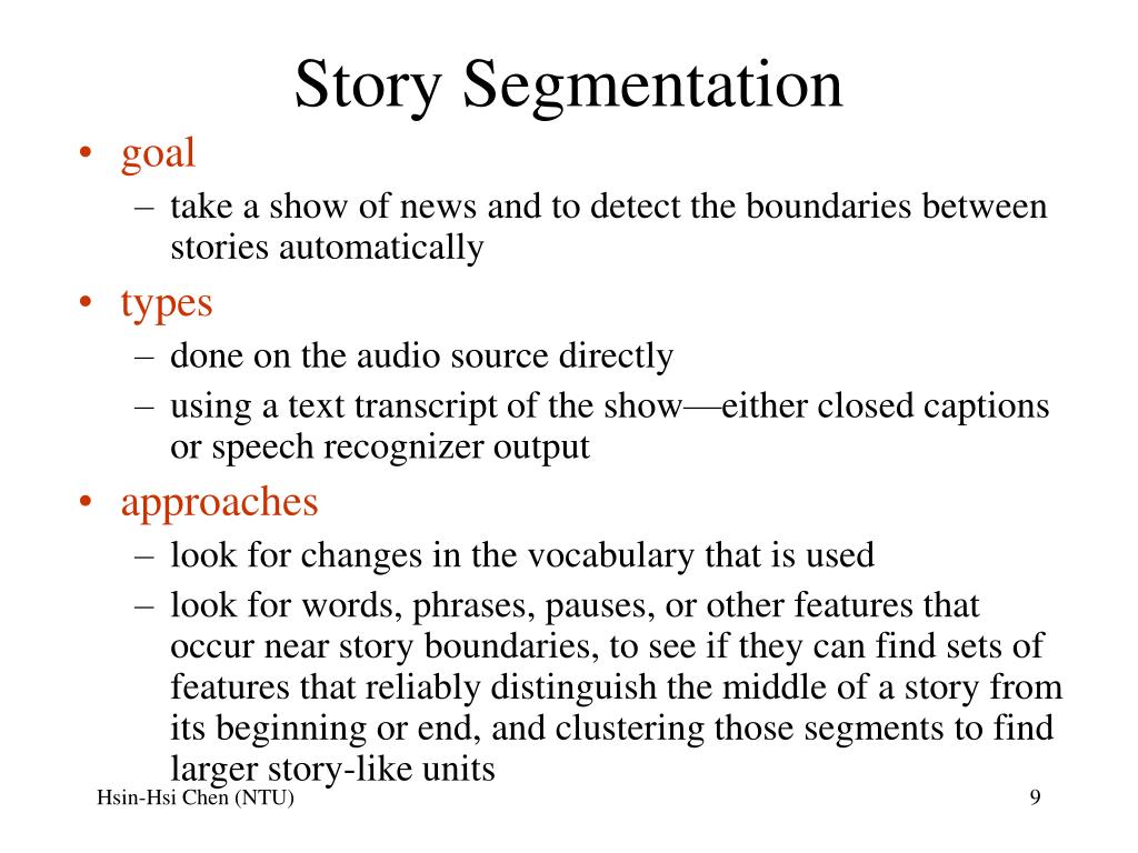 PPT - Topic Tracking, Detection, and Summarization: Some IE ... PPT - Topic Tracking, Detection, and Summarization: Some IE ...