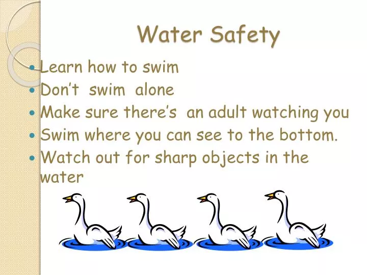 PPT - Water Safety PowerPoint Presentation, free download - ID:5563406