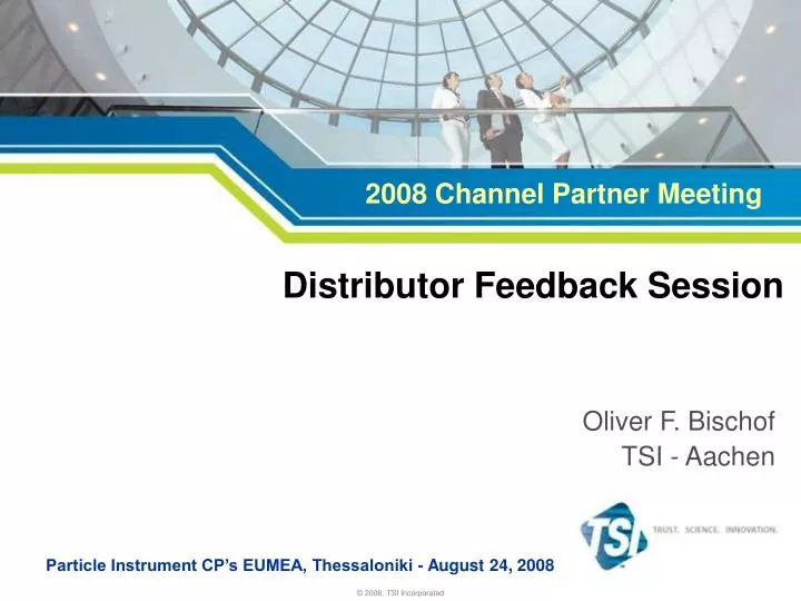 PPT - Distributor Feedback Session PowerPoint Presentation, free ...
