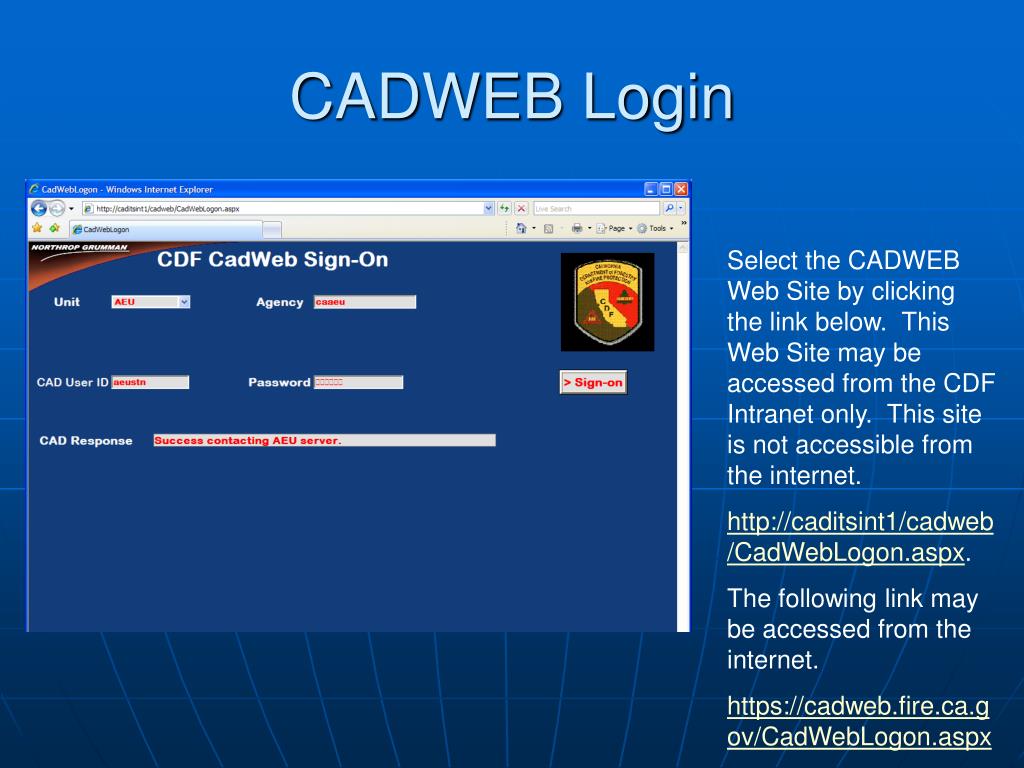 PPT - CDF CADWEB PowerPoint Presentation, free download - ID:5564815