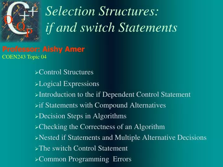 Ppt Selection Structures If And Switch Statements Powerpoint 6688