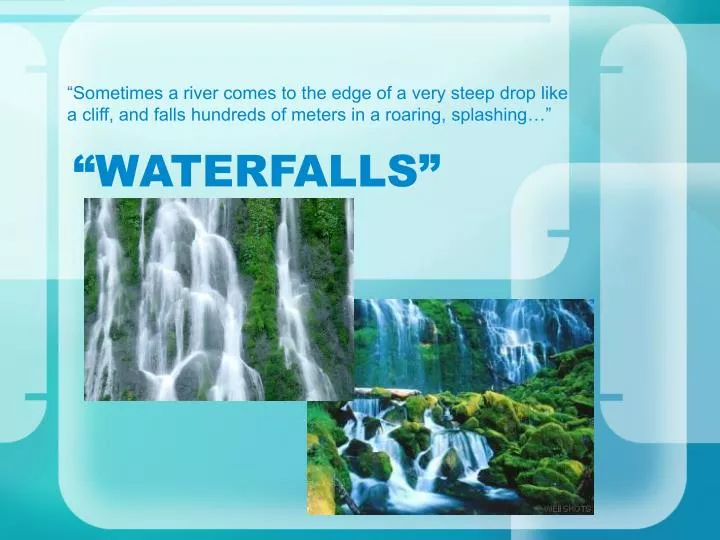 PPT - “WATERFALLS” PowerPoint Presentation, free download - ID:5565008