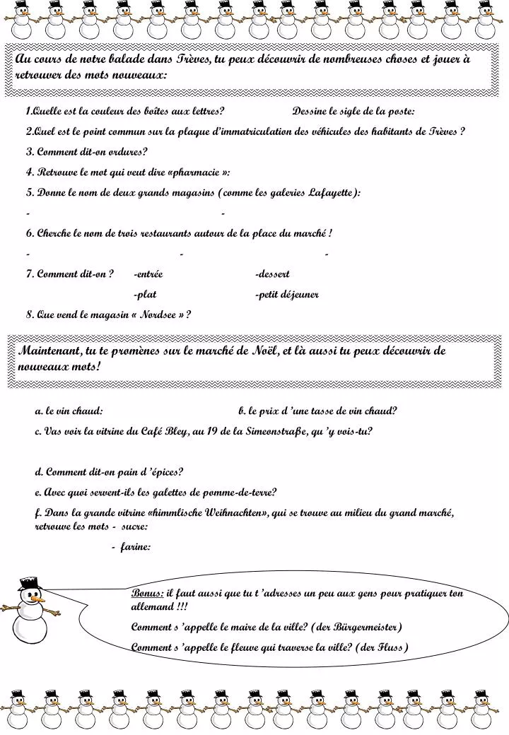PPT - Maintenant, tu te promènes sur le marché de Noël, et là aussi tu ...