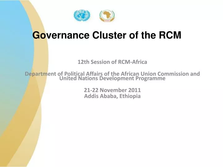 PPT - Governance Cluster of the RCM PowerPoint Presentation, free ...