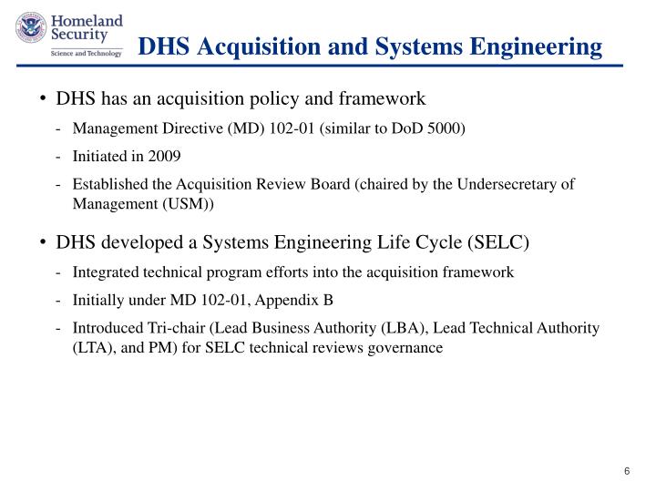 PPT - S&T Office of Systems Engineering: Overview Briefing PowerPoint ...