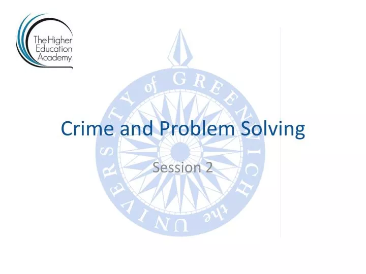 PPT - Crime and Problem Solving PowerPoint Presentation, free download ...