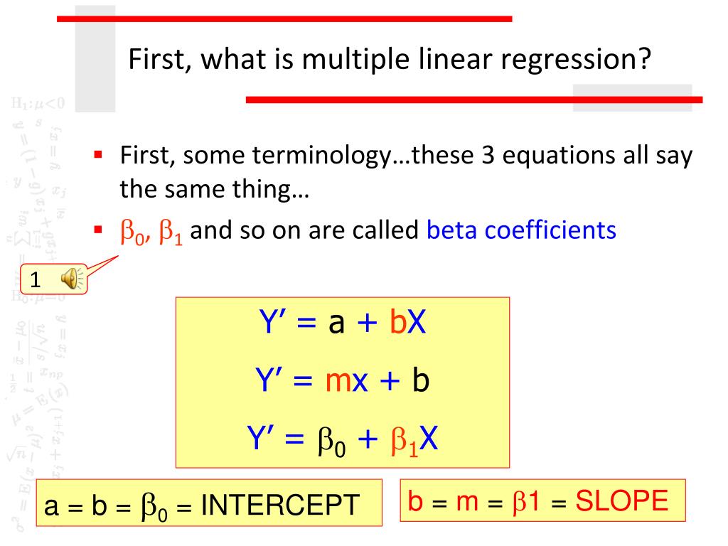 PPT Multiple Linear Regression PowerPoint Presentation Free Download 