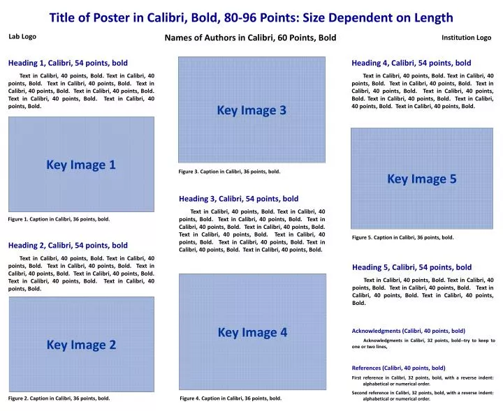 PPT - Title of Poster in Calibri, Bold, 80-96 Points: Size Dependent on ...