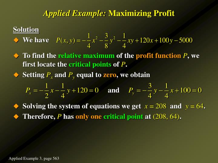 PPT - Functions of Several Variables Partial Derivatives PowerPoint ...