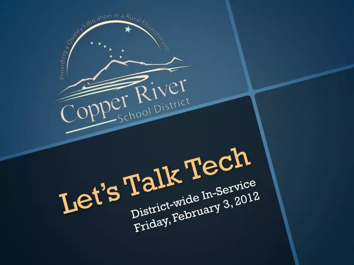 PPT - Let’s Talk Tech PowerPoint Presentation, free download - ID:5569130