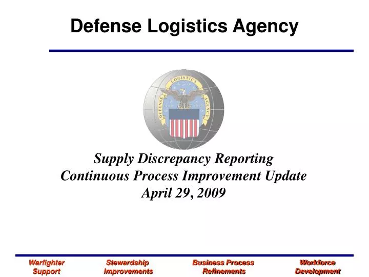 PPT - Supply Discrepancy Reporting Continuous Process Improvement ...