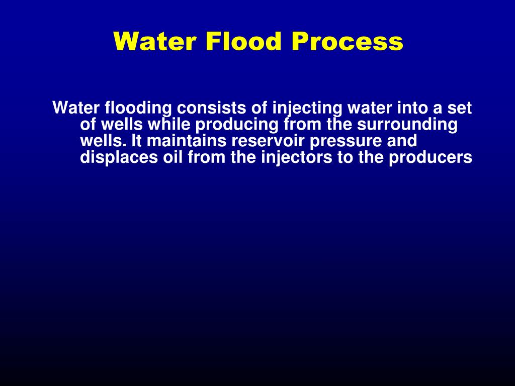 PPT - Water Flood Workshop October 23 rd 2013 Long Beach, California ...