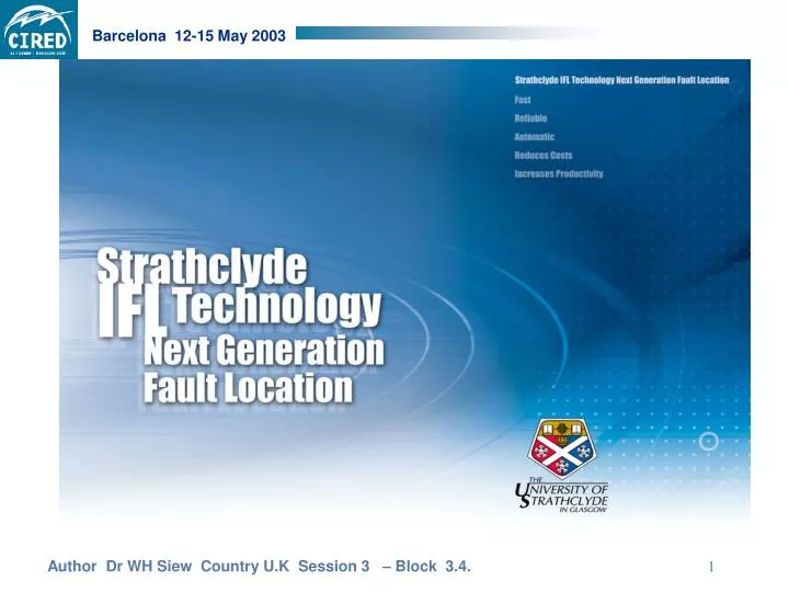 PPT - University of Strathclyde Department of Electronic and Electrical ...