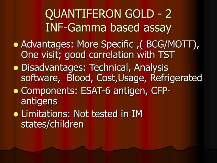 PPT - Quantiferon TB Gold -1 PowerPoint Presentation - ID:5570790