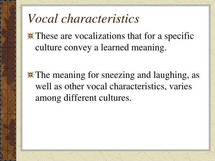 PPT - Chapter 7 Nonverbal Communication PowerPoint Presentation - ID ...