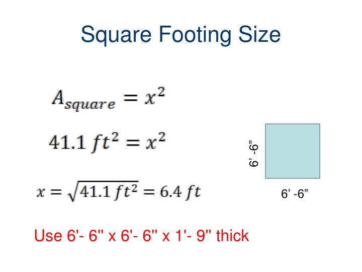 PPT - Spread Footing Design for Columns PowerPoint Presentation - ID ...
