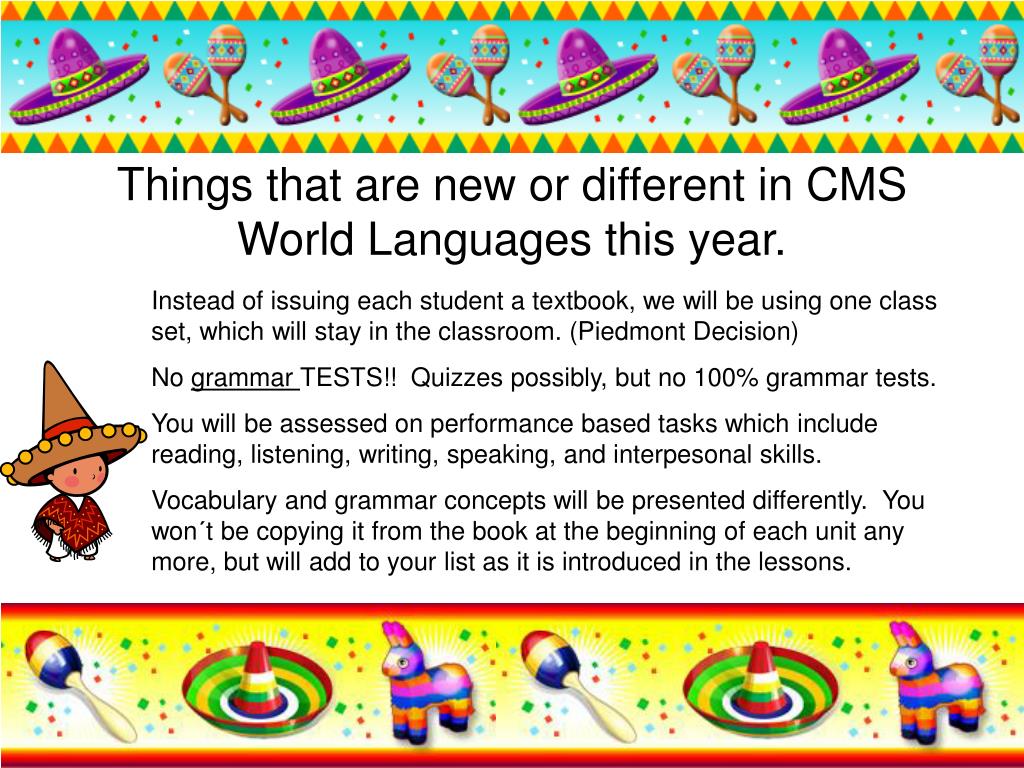 PPT - ¡Bienvenidos a la clase de español! PowerPoint Presentation, free ...