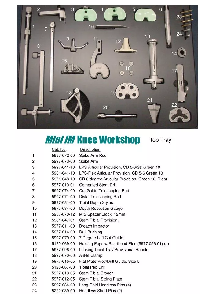 PPT - Mini IM Knee Workshop PowerPoint Presentation, free download - ID ...