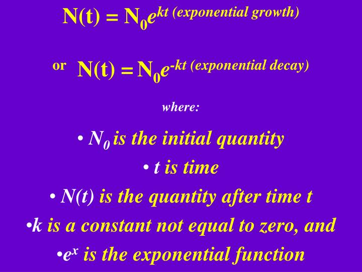 PPT - Exponential Growth and Decay PowerPoint Presentation - ID:5571904