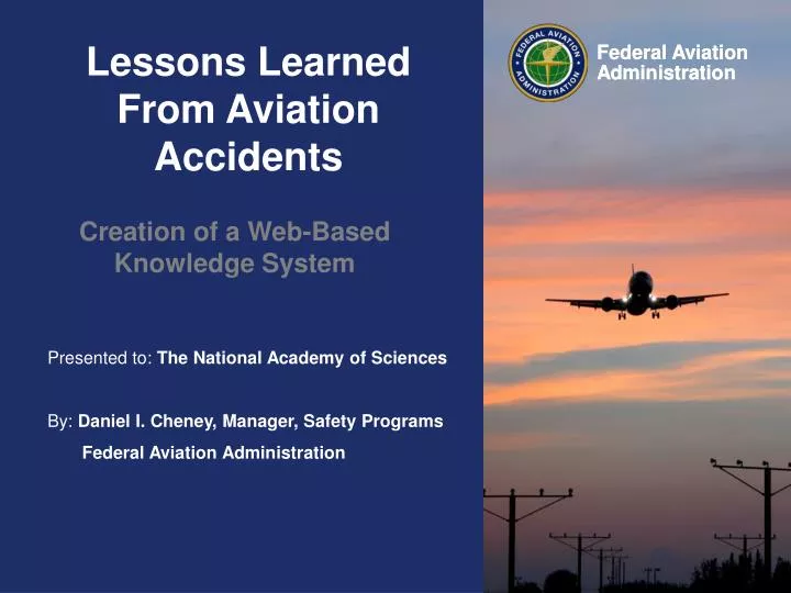 PPT - Lessons Learned From Aviation Accidents PowerPoint Presentation ...