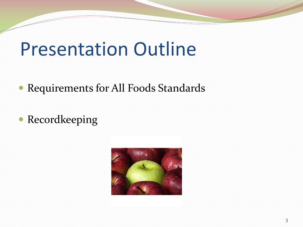 PPT - Proposed Rule: Nutrition Standards for All Foods Sold in School ...