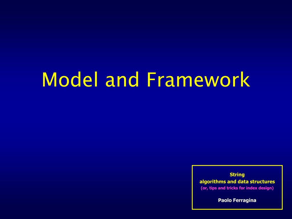 Ppt String Algorithms And Data Structures Or Tips And Tricks For Index Design Powerpoint