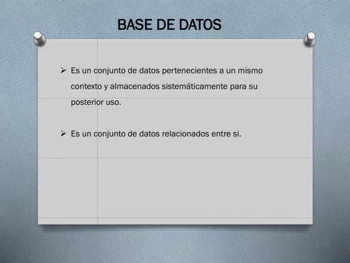 PPT - BASE DE DATOS PowerPoint Presentation, free download - ID:5573391