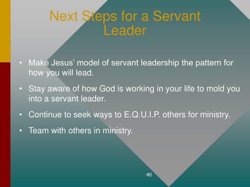 PPT - Jesus on Leadership Becoming a servant leader PowerPoint ...