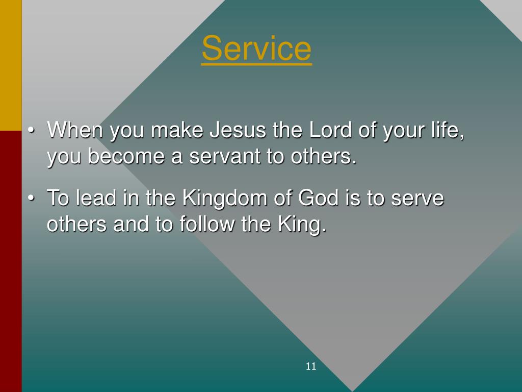 PPT - Jesus on Leadership Becoming a servant leader PowerPoint ...