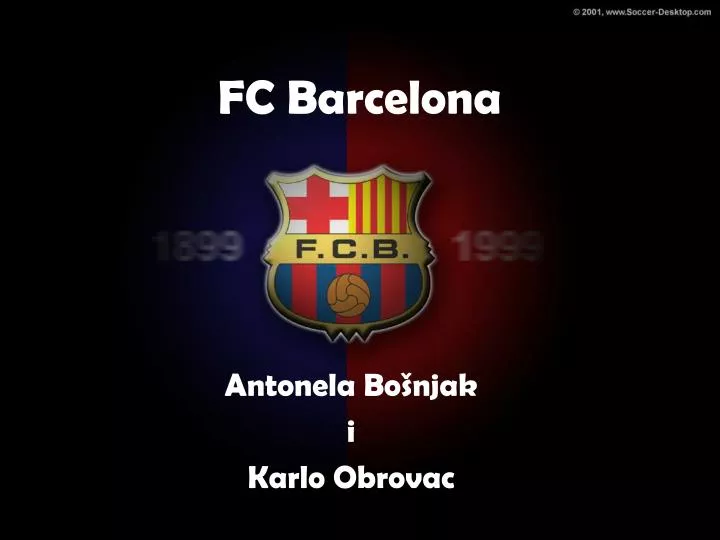 PPT - FC Barcelona PowerPoint Presentation, free download - ID:5573554
